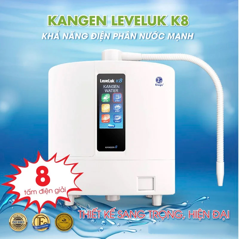 Máy điện giải Kangen Leveluk K8